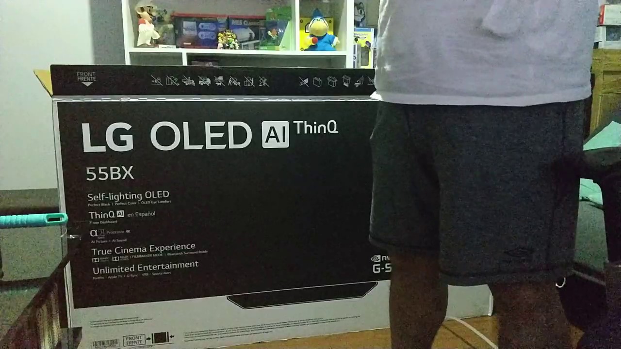 Unboxing LG BX Series OLED 55BXPUA - YouTube