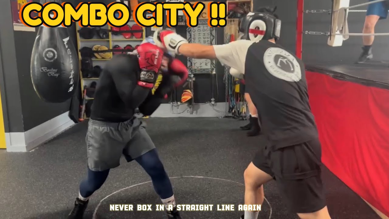 How To Box In Circles [Lost Art] | NOVICE BOXING SPARRING - YouTube