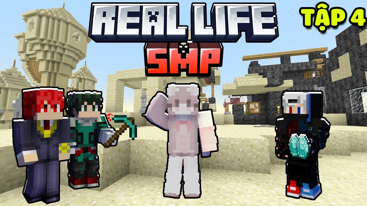 MINECRAFT REAL LIFE SMP TẬP 4: MÌNH ĐƯỢC PIXEL TẶNG KIM CƯƠNG | HÀNH ...