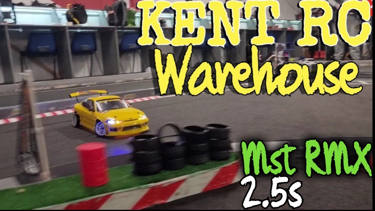 RWD Rc car drifting @Kent Rc warehouse (SLIDE Dynamics) Custom mst rmx ...