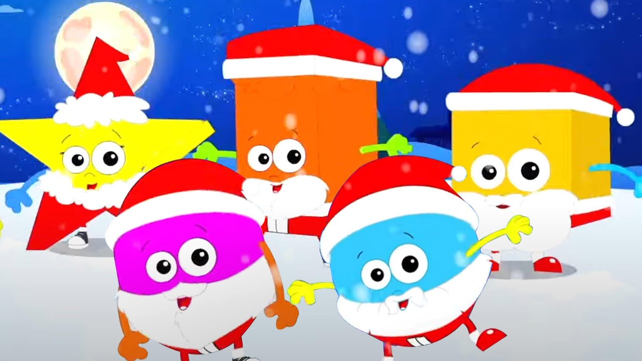Five Little Santas Jumping In The Snow & More Xmas Rhymes for Kids ...