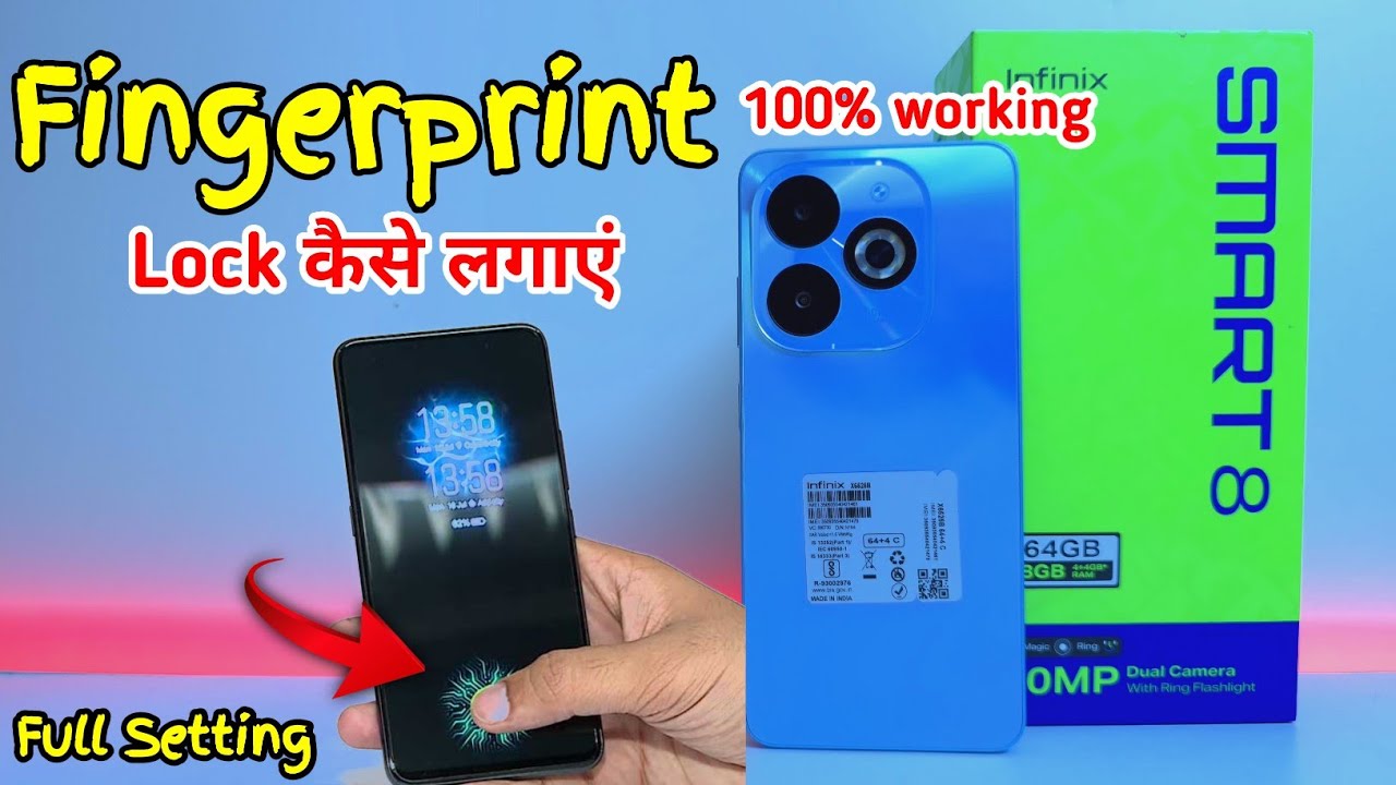 infinix smart 8 fingerprint screen lock infinix smart 8 fingerprint ...