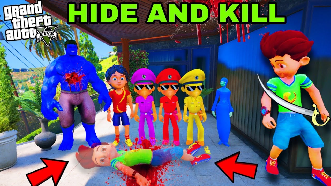 GTA 5 : Kicko Shiva LittleSingham Playing Hide And Kill In Gta 5 | Gta ...