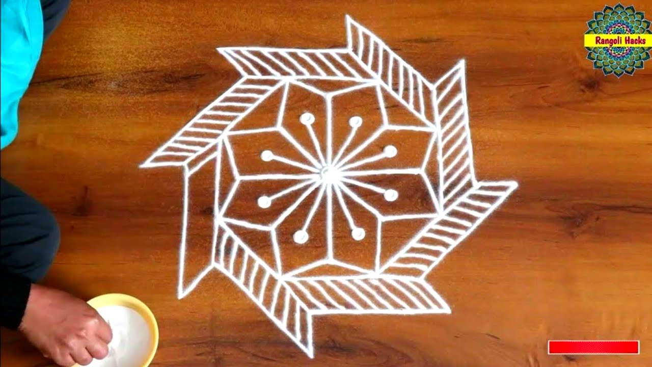 Indian Traditional Rangoli Easy Rangoli Design (Mandana Art) Village ...