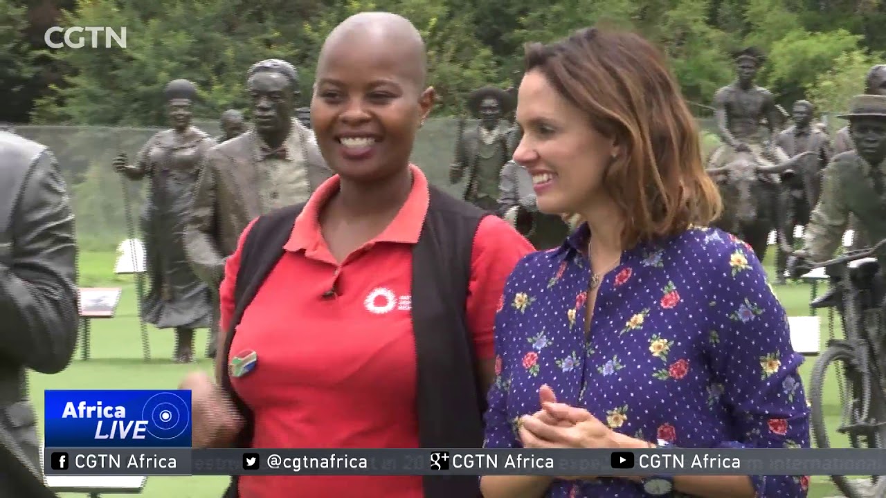 South Africa unveils monument to honour freedom fighters - YouTube