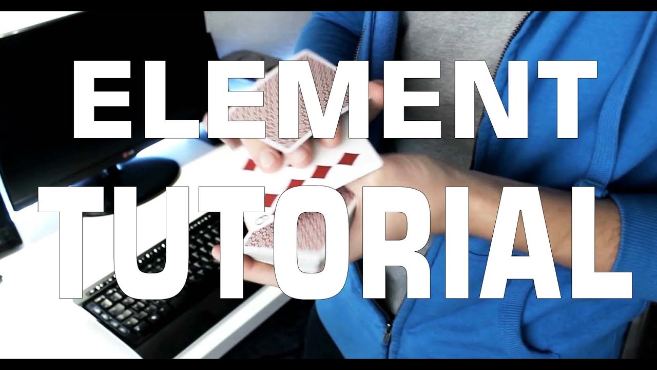 ELEMENT TUTORIAL - CARD FLOURISH - YouTube