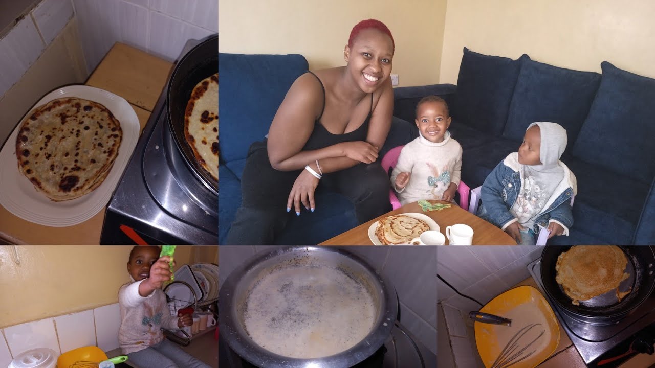 Vlog;Spend a Morning with Us,Cooking Pancakes and Africa Tea for ...