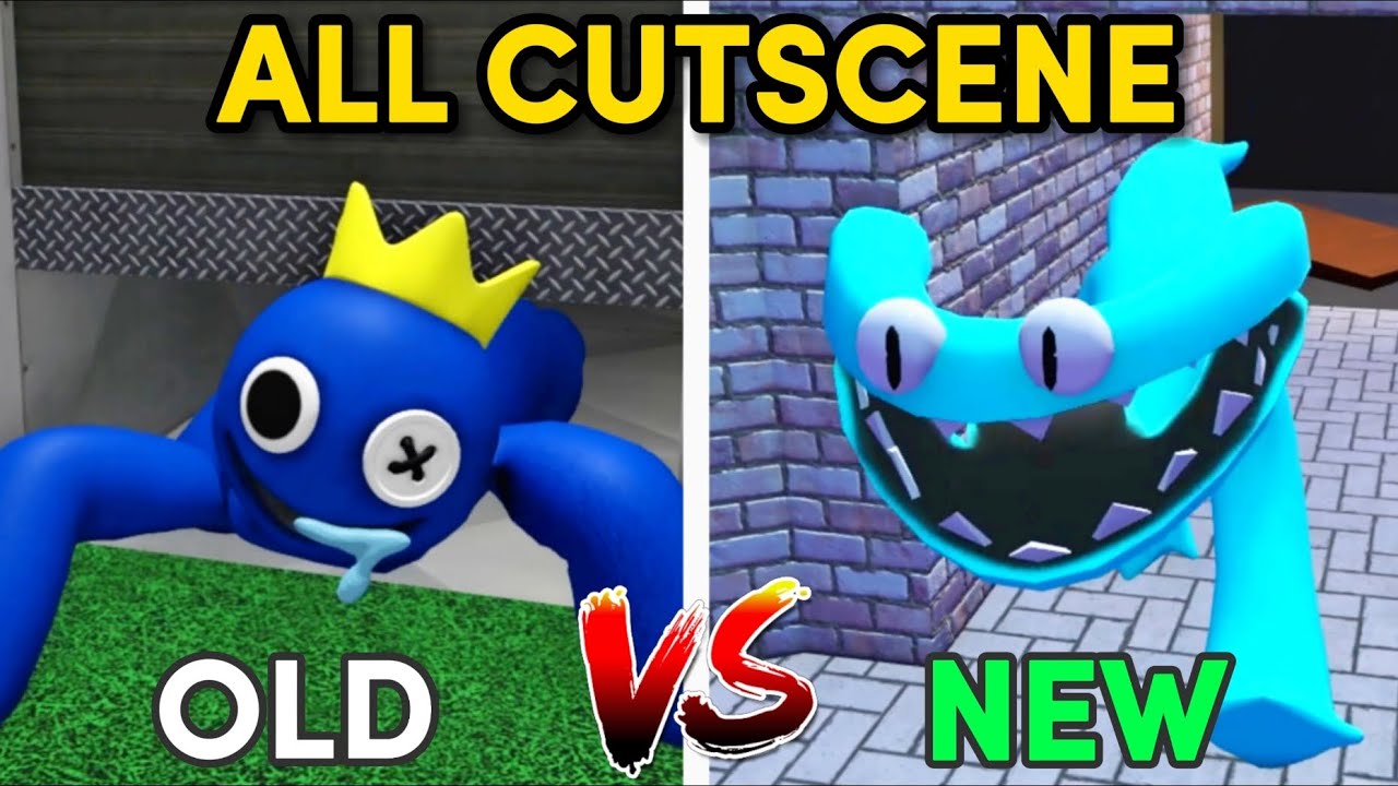 RAINBOW FRIENDS - All CUTSCENE CHAPTER 1 VS 2 (ROBLOX) - YouTube