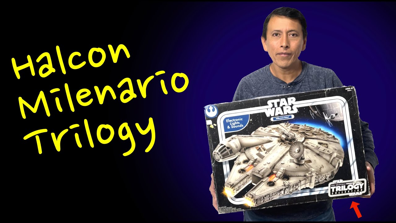 Como Funciona el HALCON MILENARIO Star Wars Trilogy Electronico ...