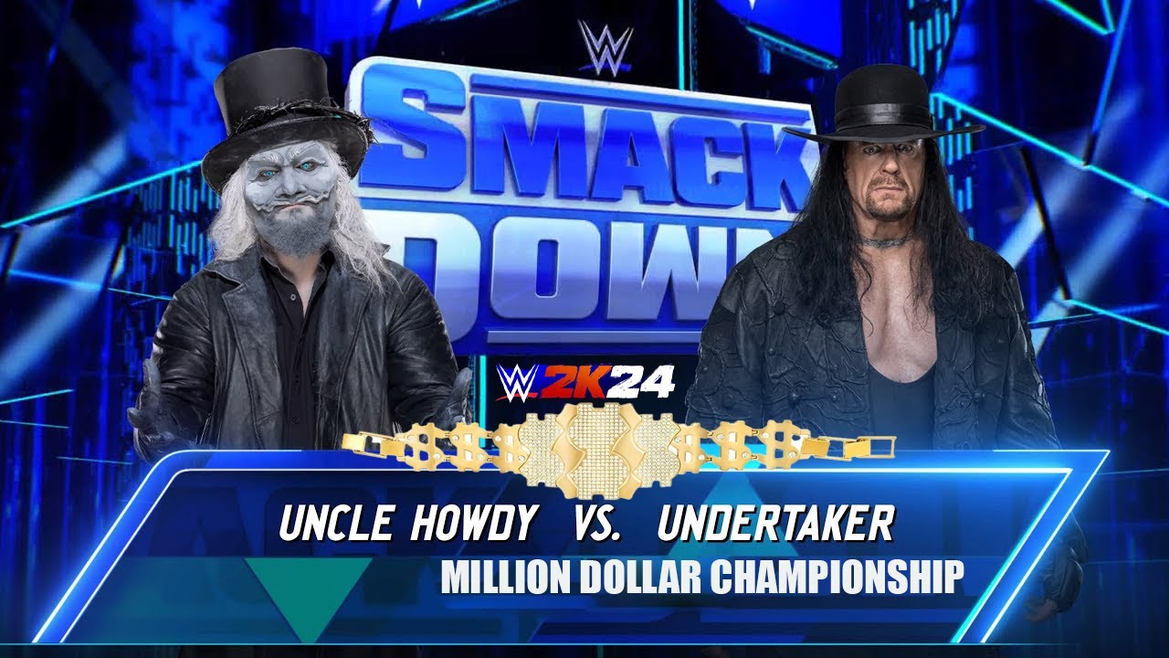 UNCLE HOWDY VS UNDERTAKER MILLION DOLLAR CHAMPIONSHIP #wwe2k24 - YouTube