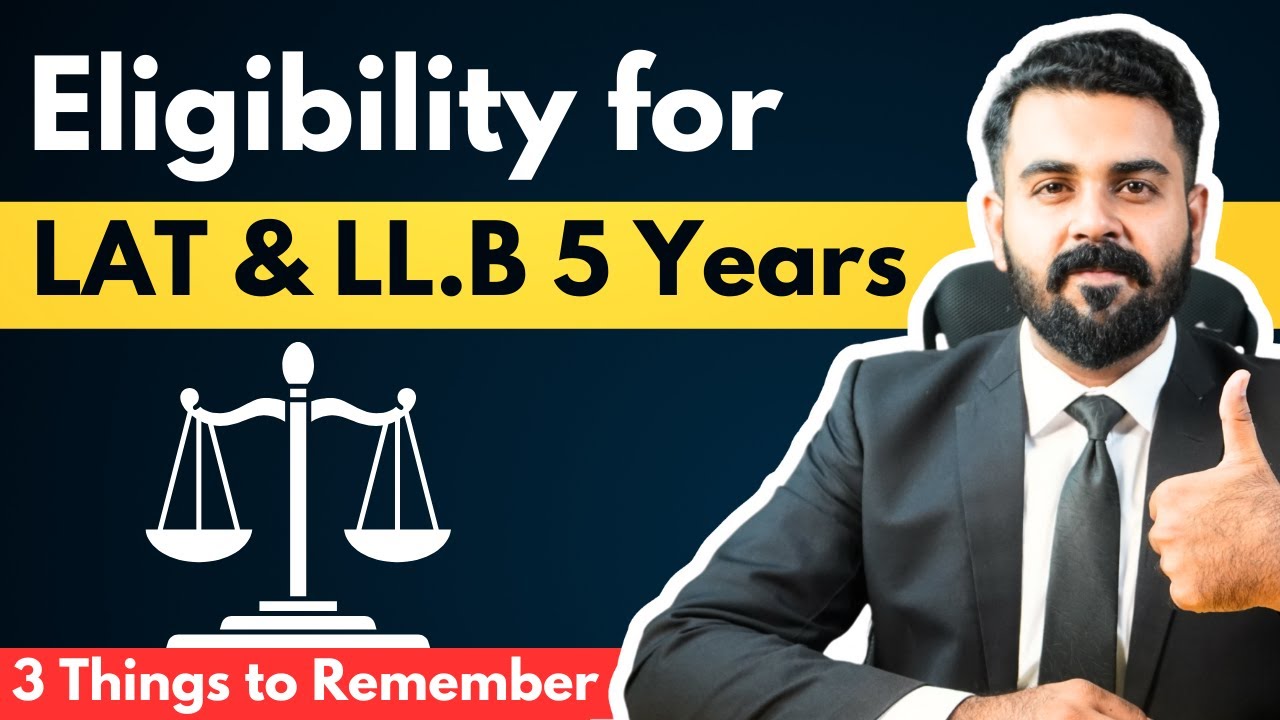 Who is Eligible for LAT and LLB 5 Years | The Law Channel - YouTube
