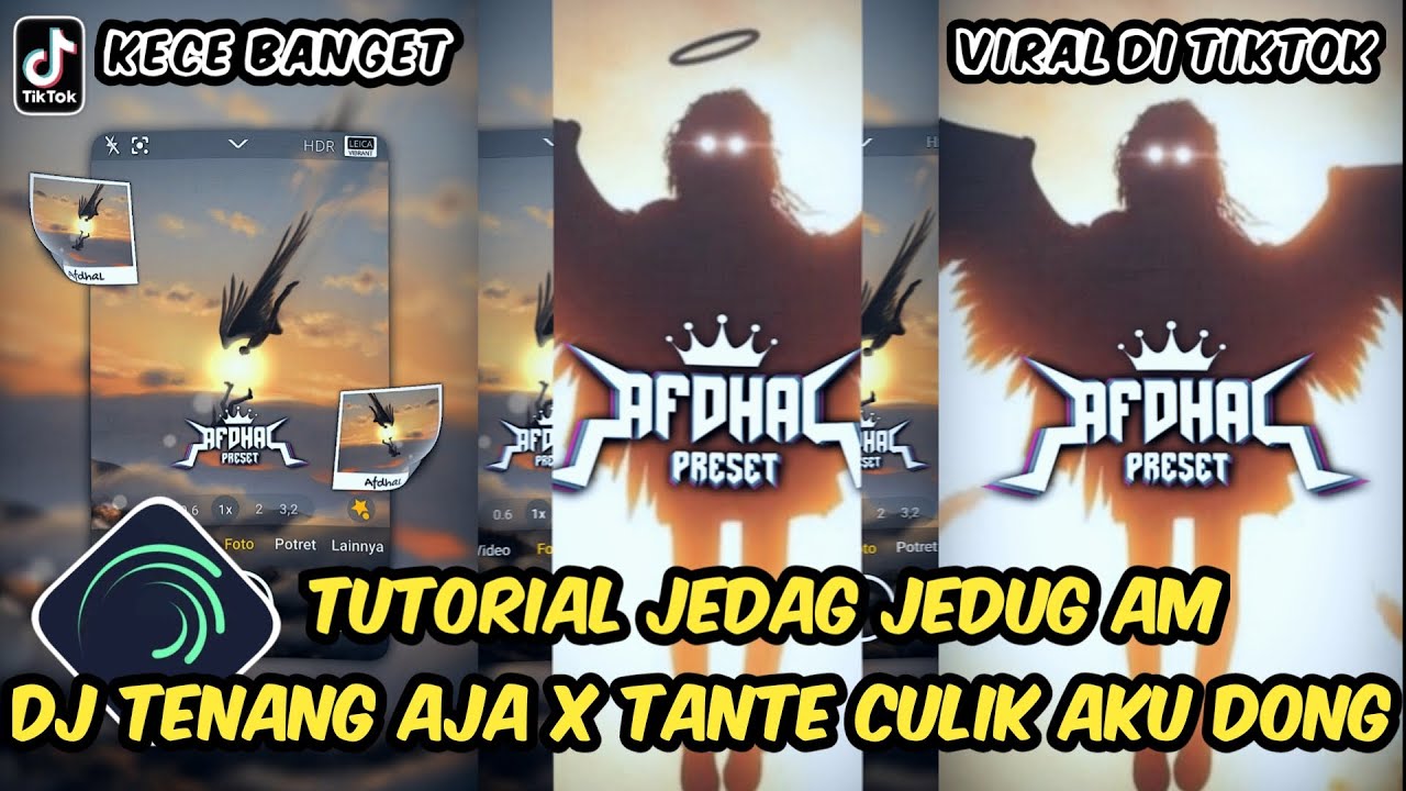 Tutorial Jedag Jedug Alight Motion DJ Tenang Aja X Tante Culik Aku Dong ...
