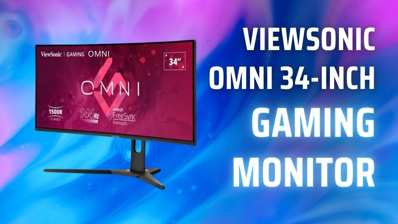 ViewSonic OMNI 34-Inch Gaming Monitor (Review) - YouTube