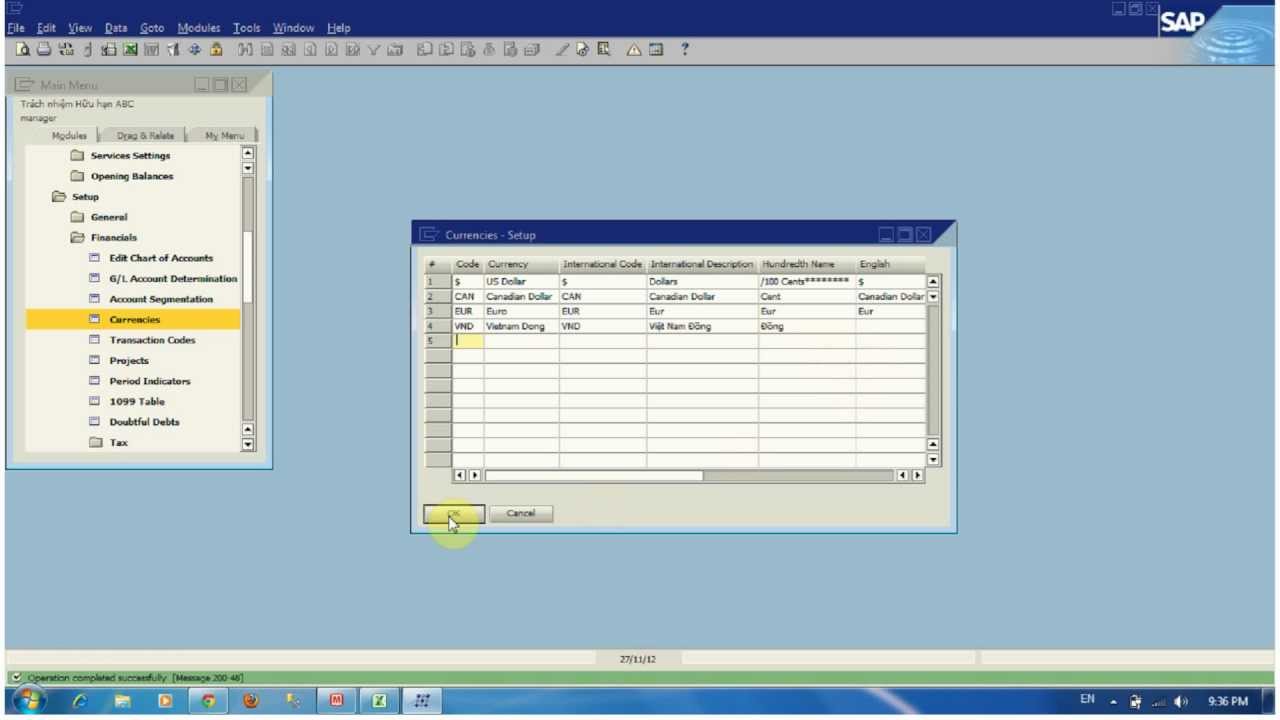 Thực hành SAP B1 Part II - YouTube