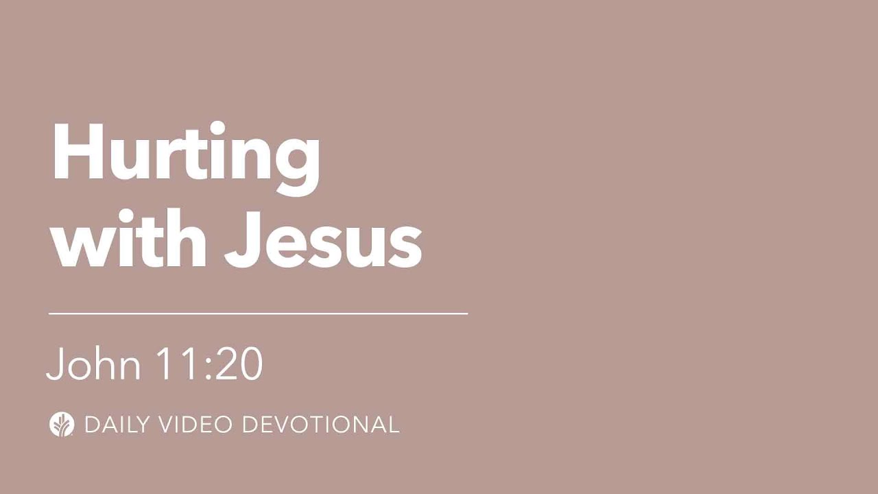 Hurting with Jesus | John 11:20 | Our Daily Bread Video Devotional ...