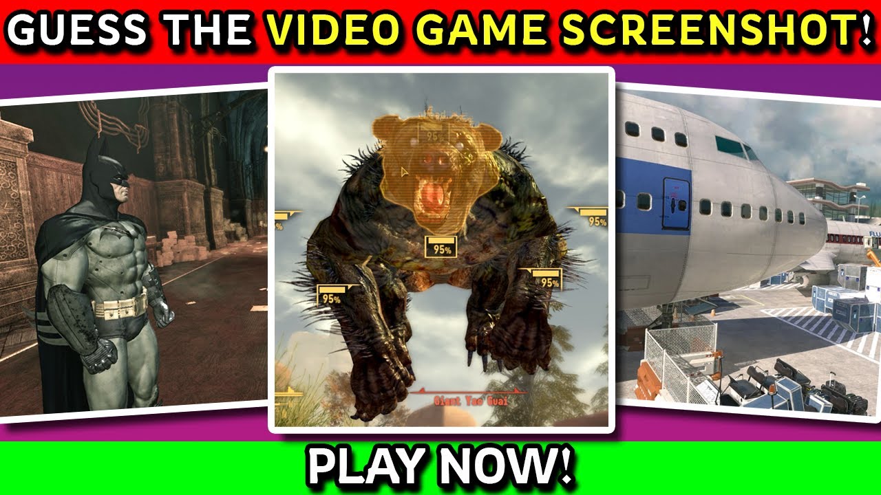 Guess the Video Game Screenshot! (QUIZ) - YouTube