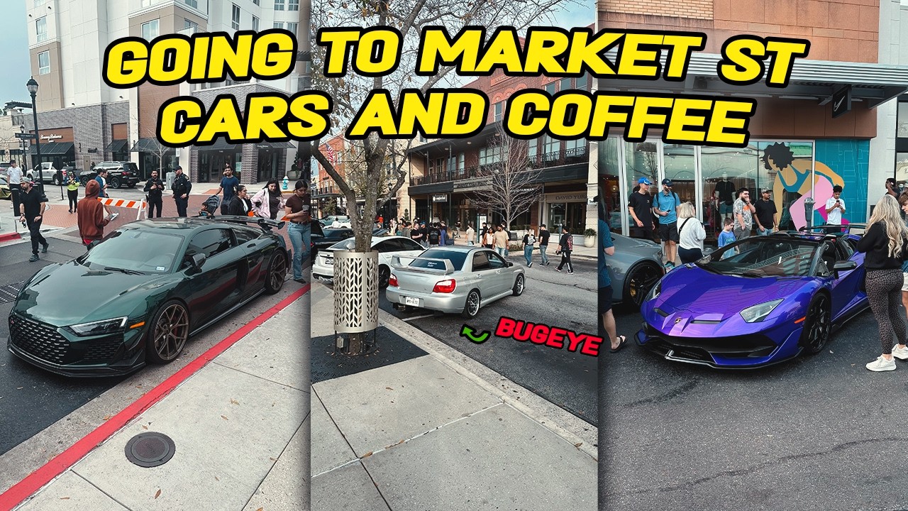 TAKING MY SUBIE TO MY FAVORITE CARS AND COFFEE OF HTX! (EXOTICS ON ...