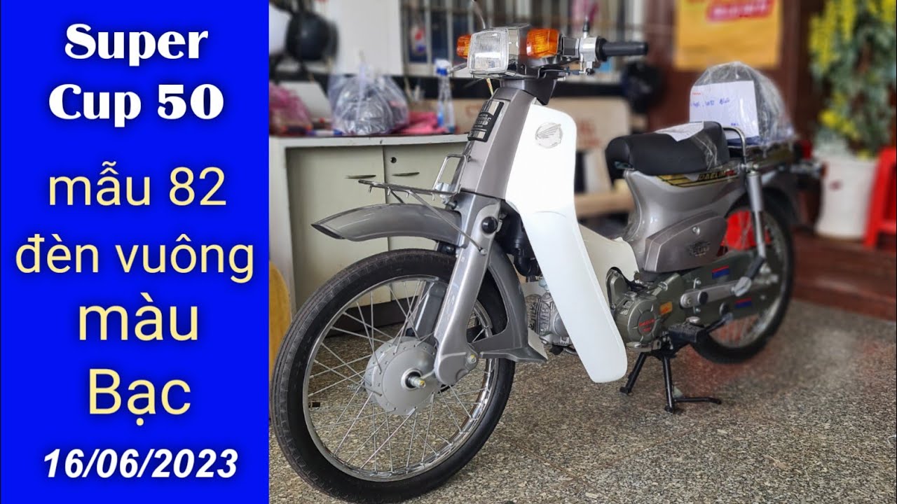 Quay chi tiết Super Cup 50 mẫu 82 đèn vuông màu Bạc + giá bán tại CH ...