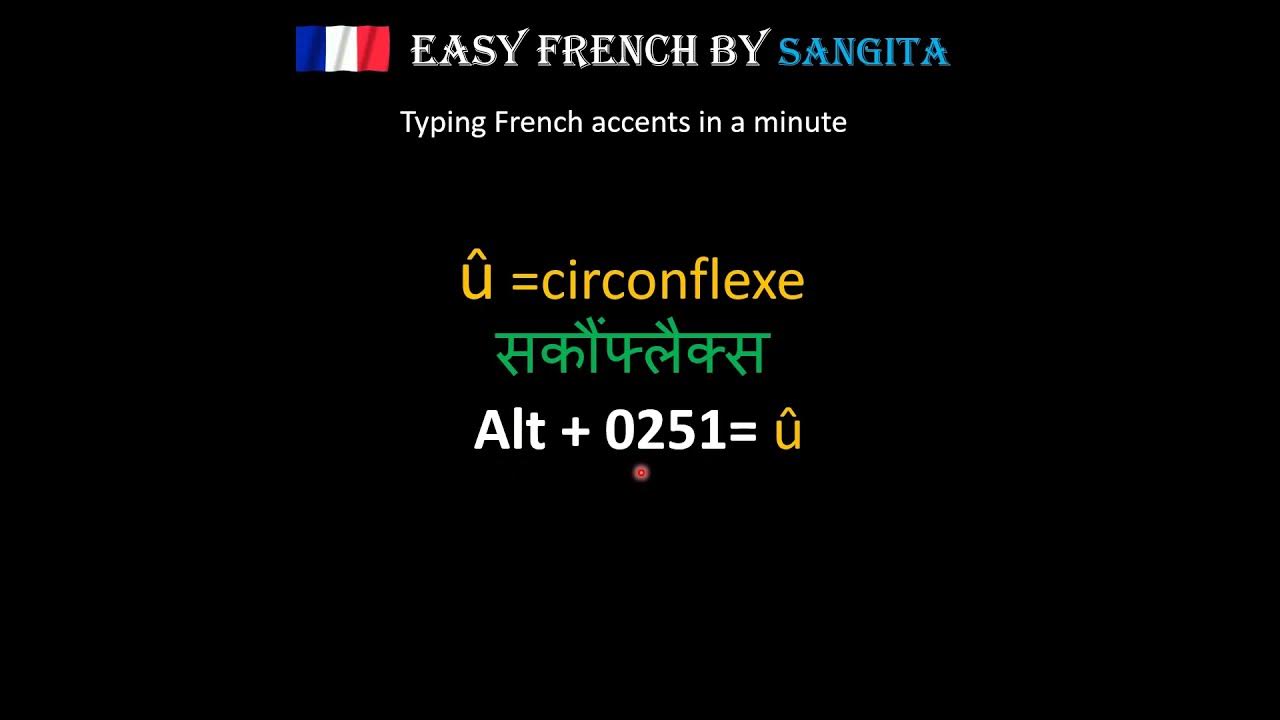 Shortcuts For Typing French Accents On An English Keyboard// #type # ...