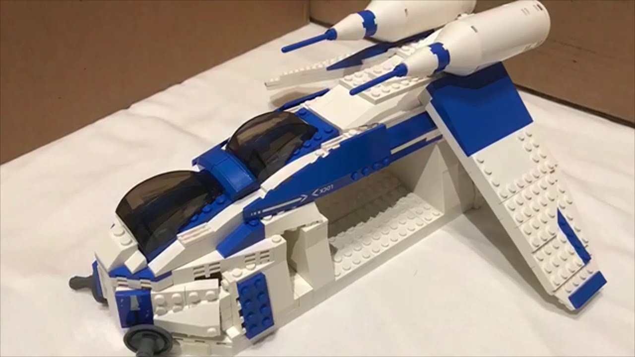 Custom 501st LAAT Gunship - YouTube
