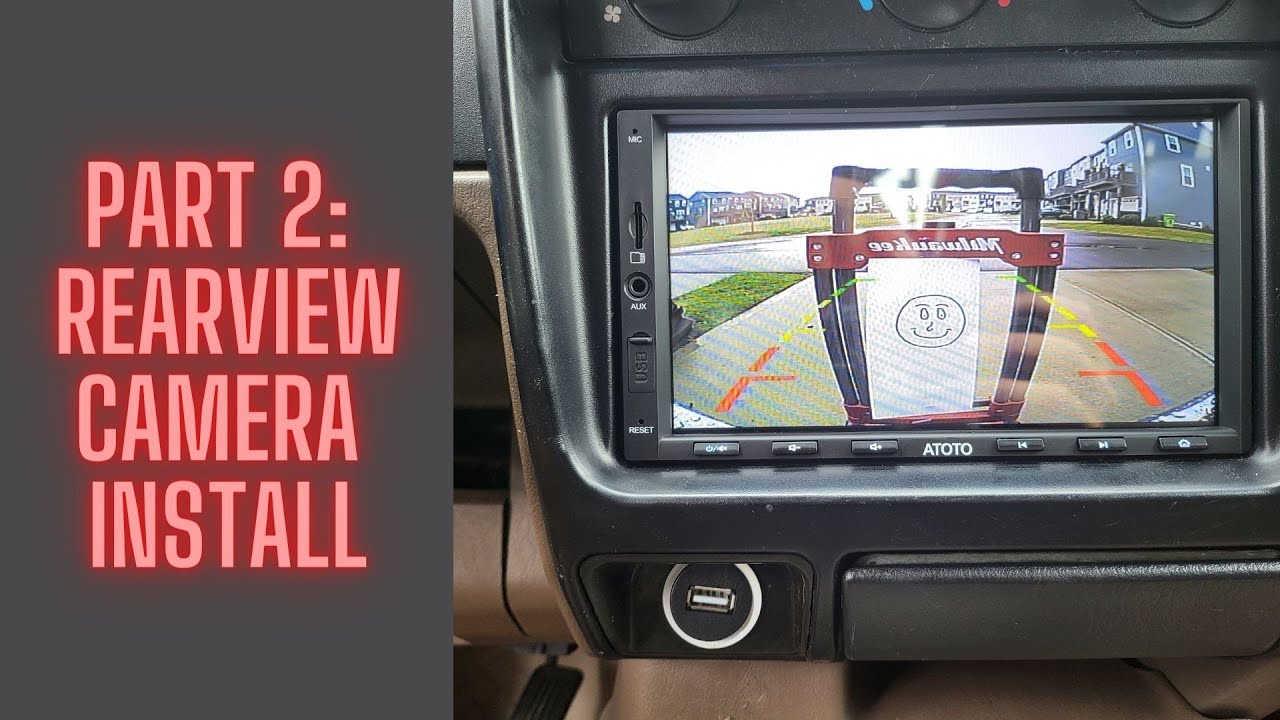 REARVIEW Camera and Stereo Install | Part 2: Toyota Tacoma 4Runner T100 ...