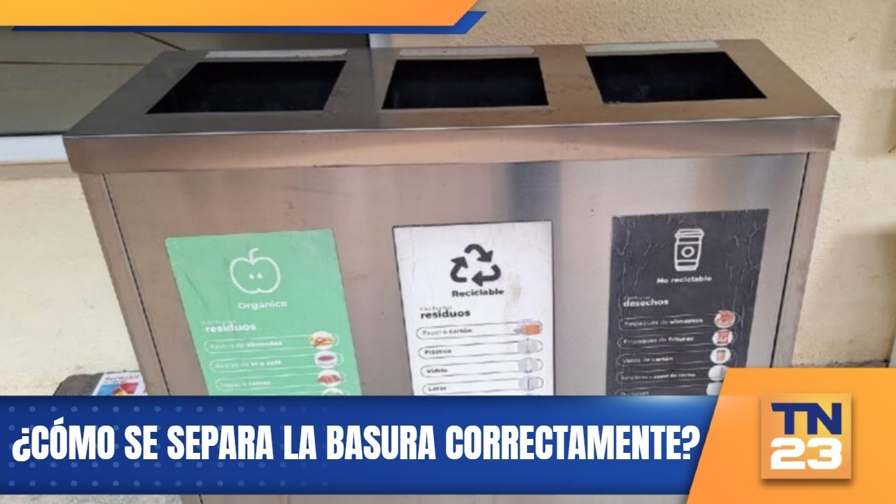 ¿Cómo se separa la basura correctamente? - YouTube