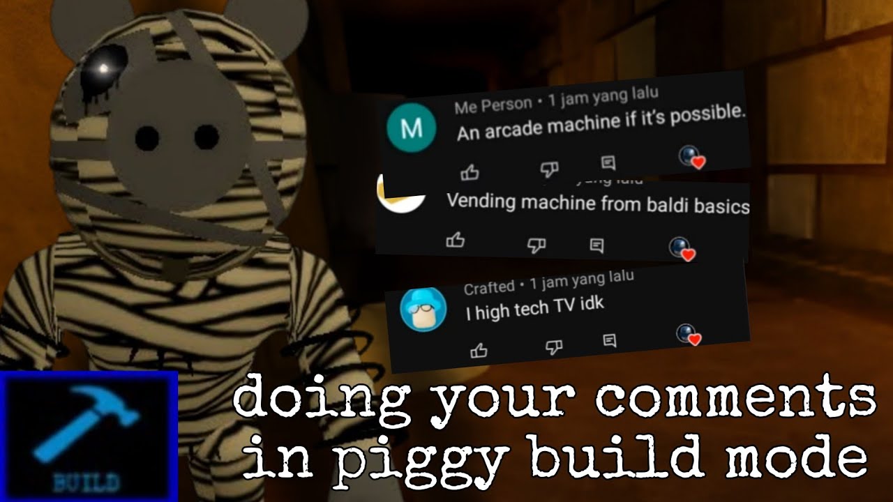 an piggy build mode tricks from your comment | roblox - YouTube