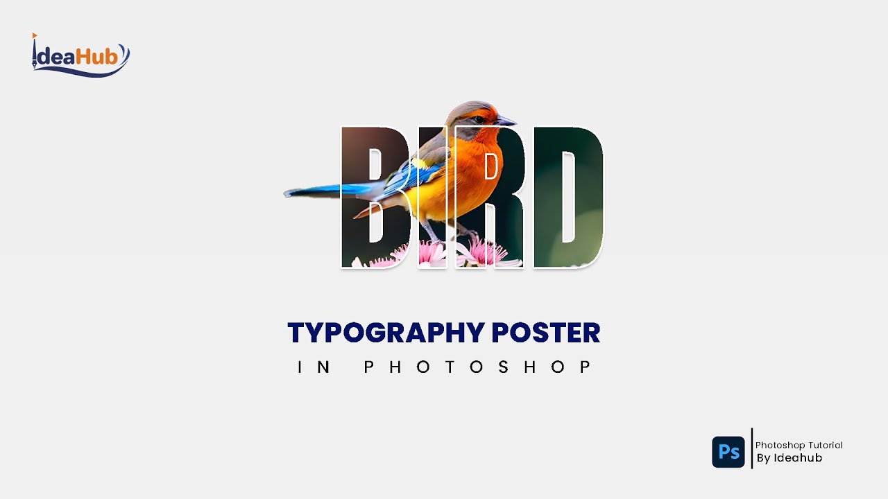 typography poster design in photoshop | photoshop tutorial #photoshop # ...