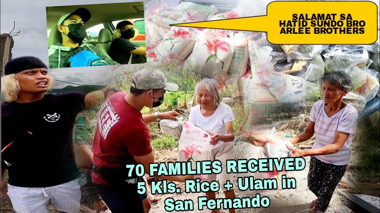 70 FAMILIES RECEIVED 5 Kls RICE + ULAM IN SAN FERNANDO CEBU || W/ BRO ...