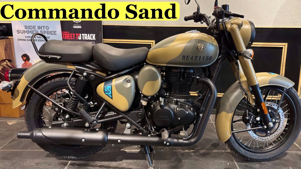 Finally New Colour😍 | 2024 Royal Enfield Classic 350 Signals Commando ...