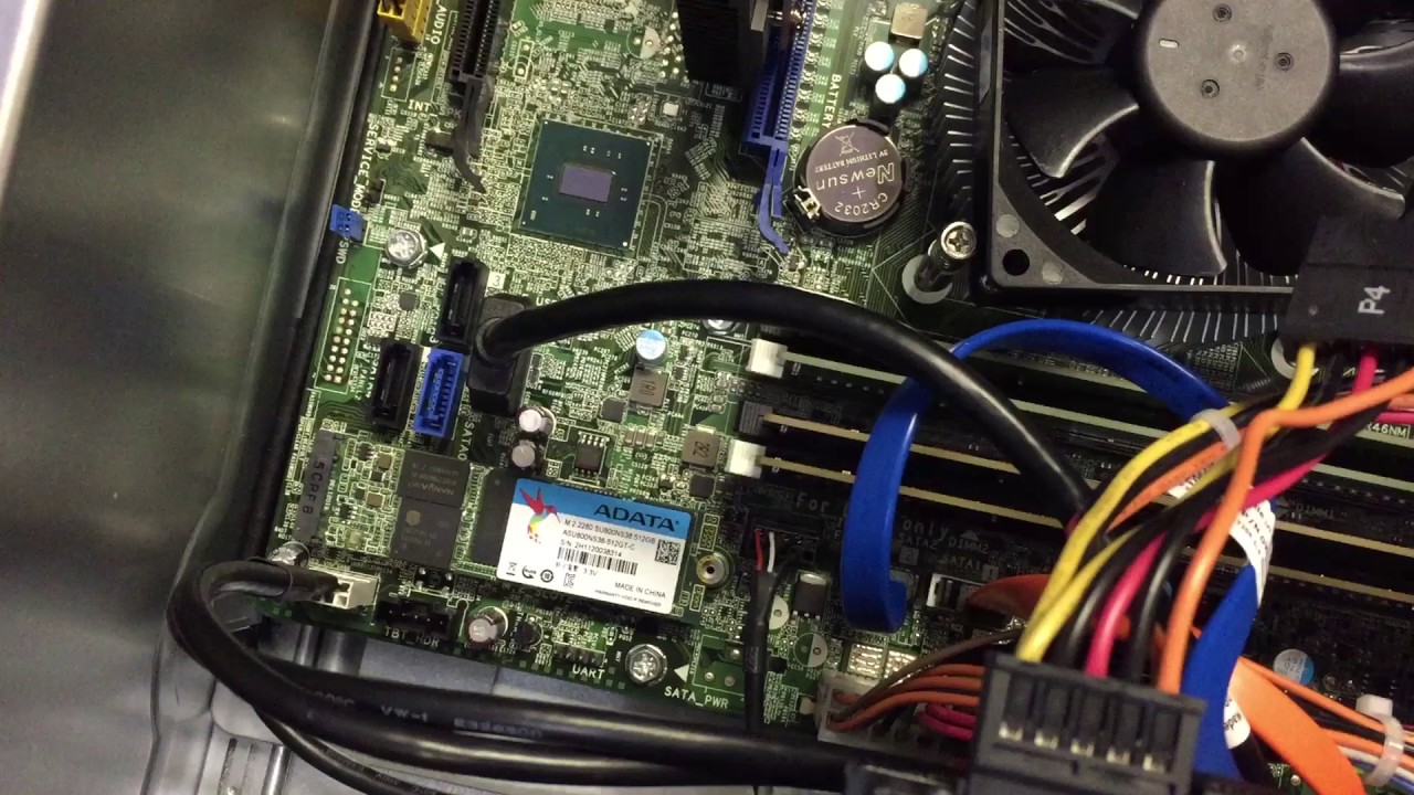 Dell 8900 install ssd m2 - YouTube