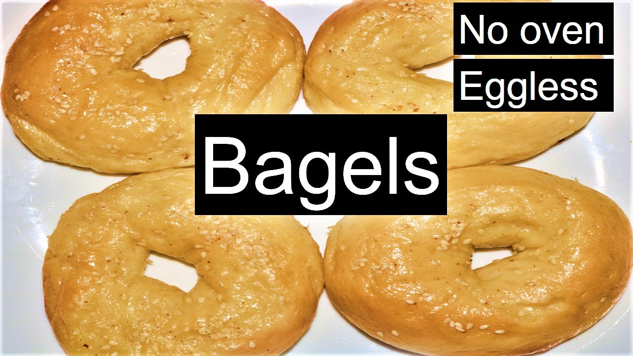 Bagels without oven| Eggless fluffy bagels recipe| Easy bagels recipe ...