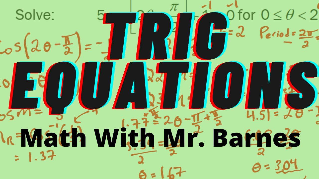 Solving Trigonometric Equation (Hard Example) - YouTube
