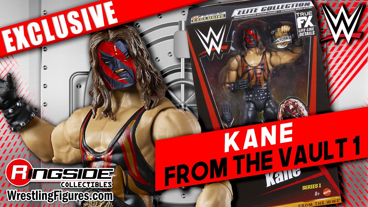 WWE Figure Insider: Kane Mattel WWE Elite From the Vault Series 1 ...