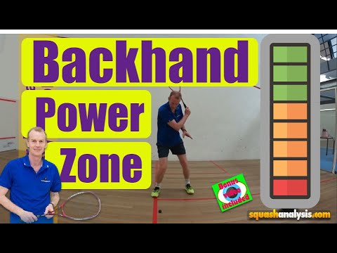 Skills for Squash - Backhand power zone - YouTube
