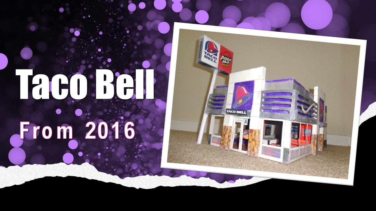 Paper Buildings: Taco Bell / Pizza Hut Express from 2016 - YouTube