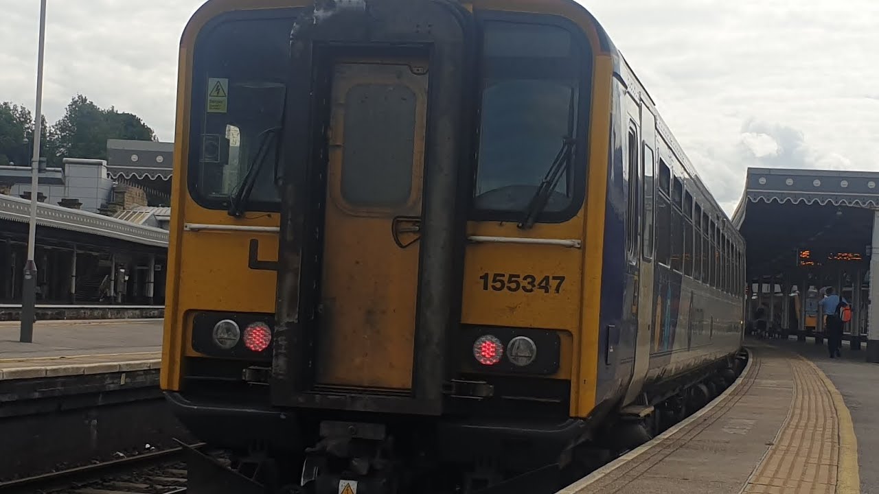 My journey on a rare journey to meadowhall on class 155347 northern ...