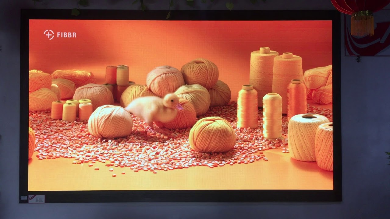 AET Displays Limited company test video for P1.85mm indoor fine pixel ...