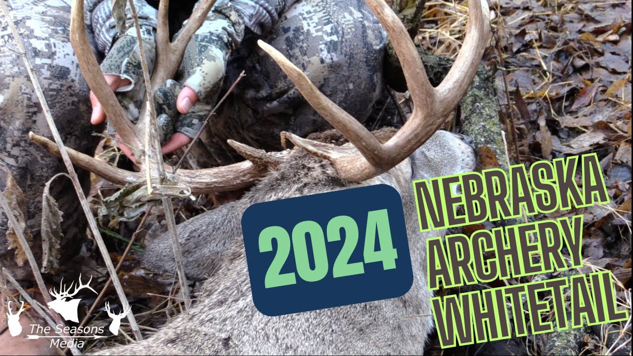 Big Nebraska Buck | Archery Whitetail Hunting - YouTube