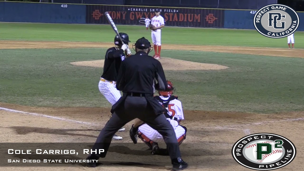 Cole Carrigg Prospect Video, RHP, San Diego State University - YouTube
