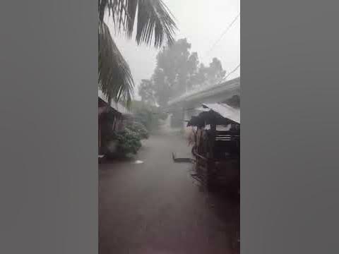 Napakalakas Na Ulan NA May Dalang Malakas NA Hangin Ang Bumagsak - YouTube