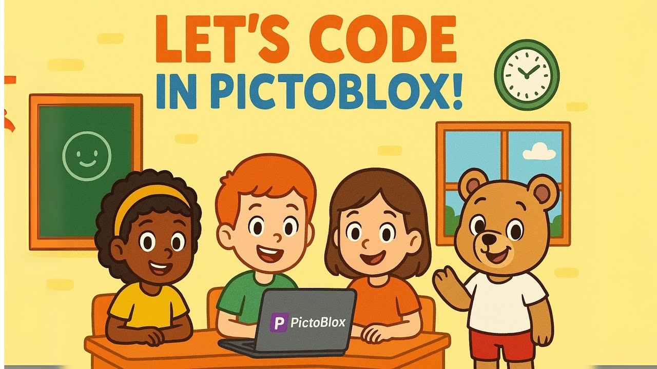 Let’s Code in PictoBlox! | First Program for Kids - YouTube