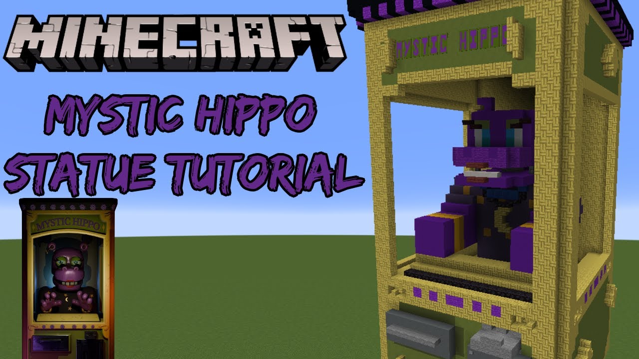 Minecraft Tutorial: Mystic Hippo Statue (Five Nights at Freddy's: Help ...