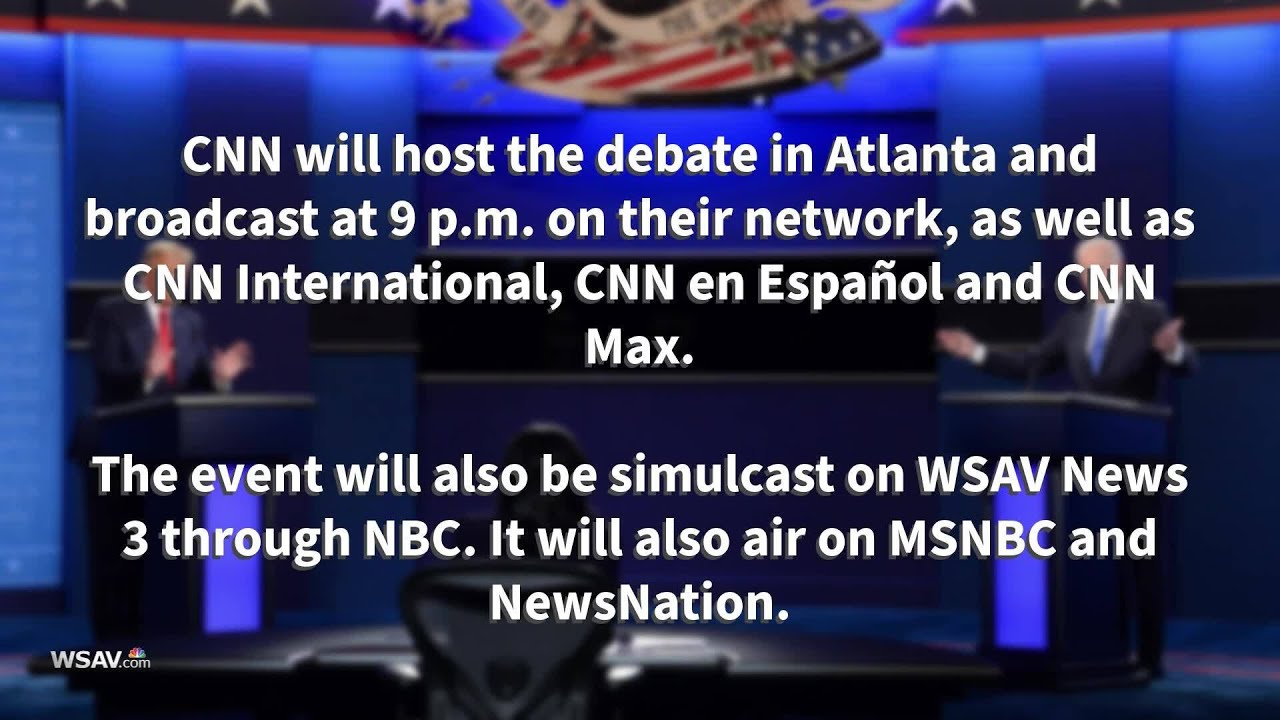 How to watch the first 2024 presidential debate - YouTube