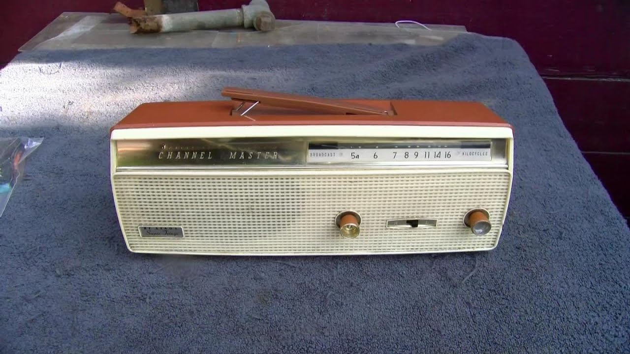 1963 Channel Master 6520 Super Fringe Transistor Radio Repair and Rural ...