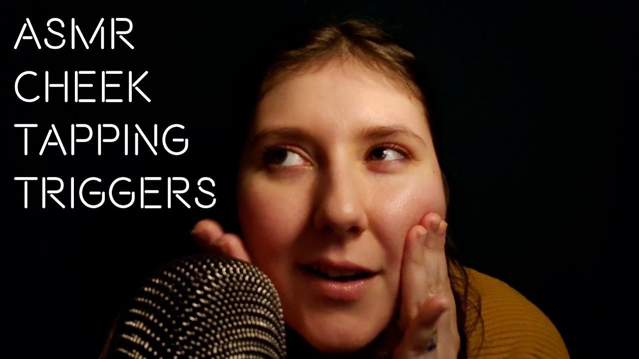 ASMR | Cheek Tapping Triggers (Water Drop Mouth Sounds) - YouTube