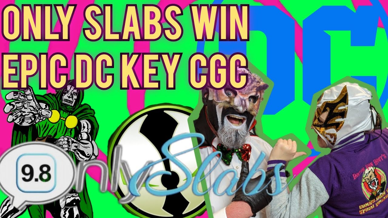 Only Slabs Win & Huge DC Key CGC Slab Comic! - YouTube