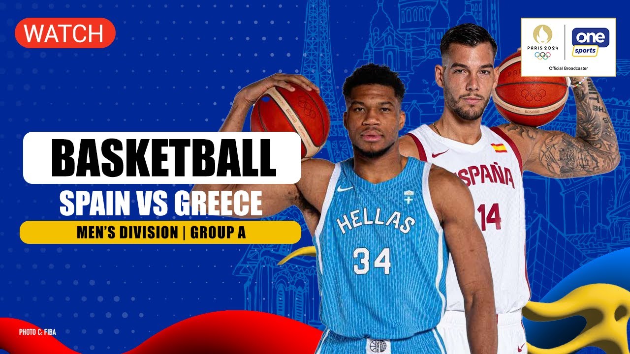 CATCH-UP: Spain vs Greece in men's basketball (Group A) | #Paris2024 ...