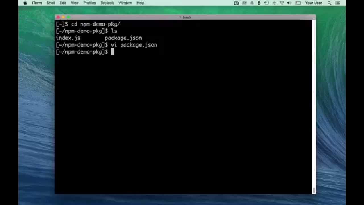 Publishing npm packages - YouTube