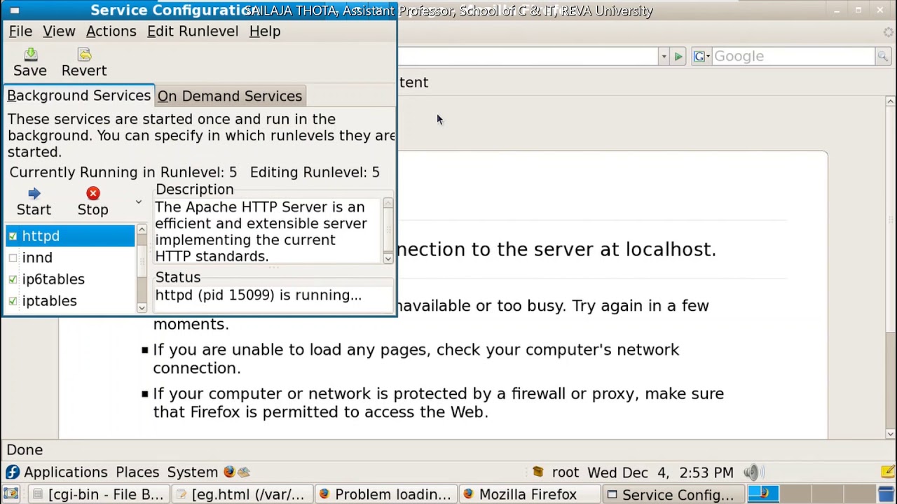 Right way to see HTML output on browser using FEDORA - YouTube